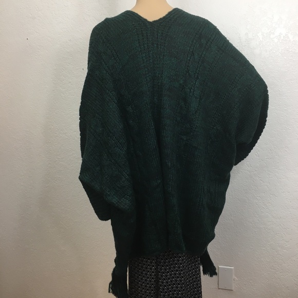 the magic wand | Sweaters | Dk Green No Button Cardigan Sweater With ...
